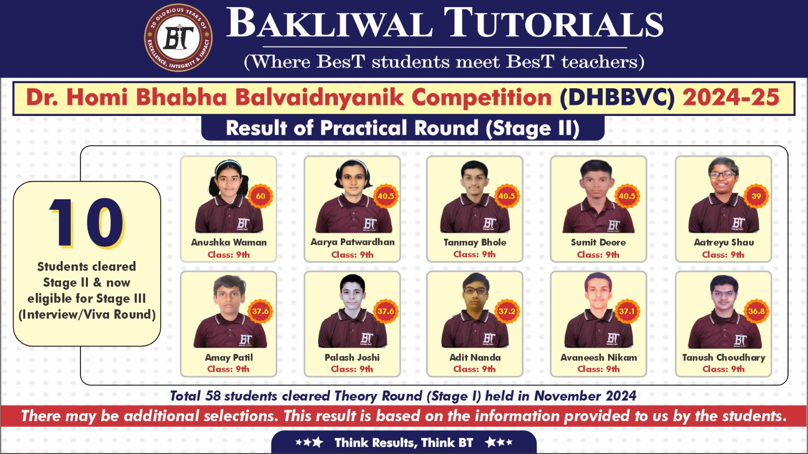 Bakliwal Tutorials | Where Best Students Meet Best teachers